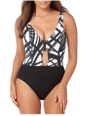 China Comet Ursa Plunge One Piece Swimsuit supplier