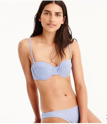 China underwire bikini top in piqué nylon supplier