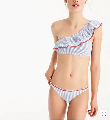 China owrider bikini bottom with rickrack supplier