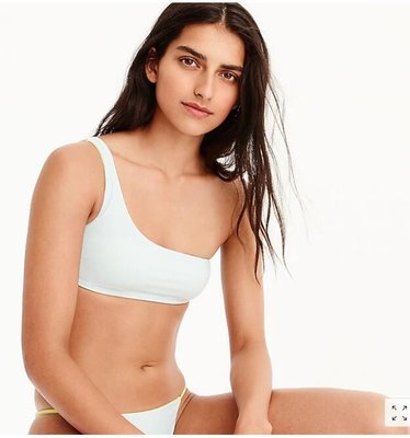 China Reversible one-shoulder bikini top supplier