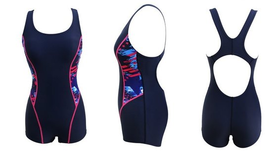 One Piece Women Sports Swimsuit Athletic Racerback Swimwear Pad Bikini Boyleg Beach Wear Bathing Suits Monokini supplier