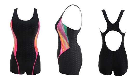 One Piece Women Sports Swimsuit Athletic Racerback Swimwear Pad Bikini Boyleg Beach Wear Bathing Suits Monokini supplier
