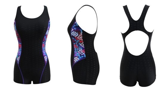 One Piece Women Sports Swimsuit Athletic Racerback Swimwear Pad Bikini Boyleg Beach Wear Bathing Suits Monokini supplier