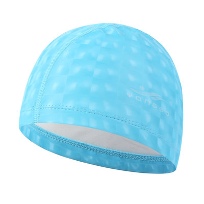 impermeable oreja larga protección del pelo natación piscina natación gorras nuevo cubo de agua rejillas adultos PU som supplier