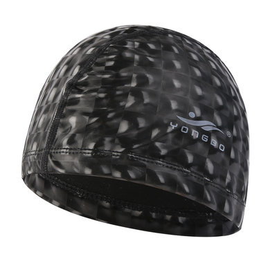 impermeable oreja larga protección del pelo natación piscina natación gorras nuevo cubo de agua rejillas adultos PU som supplier