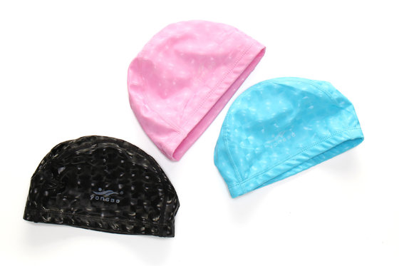 impermeable oreja larga protección del pelo natación piscina natación gorras nuevo cubo de agua rejillas adultos PU som supplier