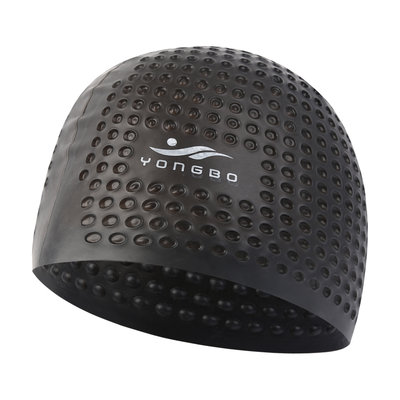 Copozz Silicone Waterproof Men Women Swimming Swimming Cap for Long Hair Hat Cover Ear Bone Pool supplier