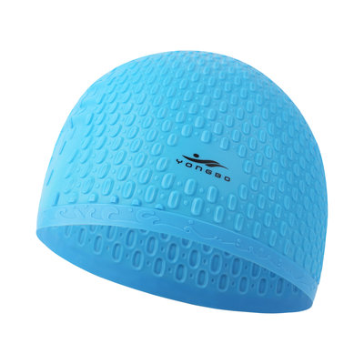 Copozz Silicone Waterproof Men Women Swimming Swimming Cap for Long Hair Hat Cover Ear Bone Pool supplier