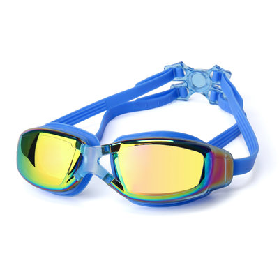 Men Women Anti Fog UV Protection Swimming Goggles Professional Electroplate Waterproof Swim Glasses supplier
