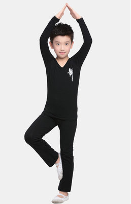 2018 nuevo chico de baile latino traje conjuntos niños Latina Camisa + pantalones traje Rumba Samba de Danza Latina comp supplier