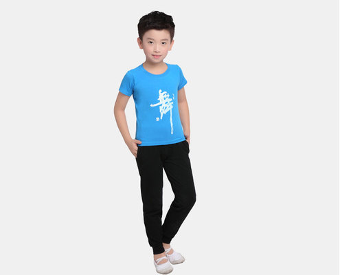 2018 nuevo chico de baile latino traje conjuntos niños Latina Camisa + pantalones traje Rumba Samba de Danza Latina comp supplier