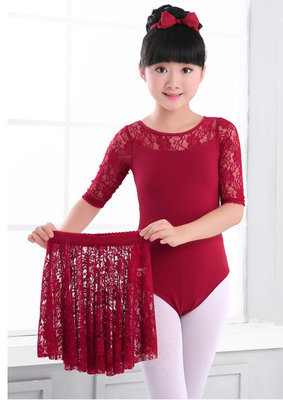 New Children Latin Dance Dress Long Sleeve Lace Sequin Kids Latin Dresses Girls Stage Performance supplier