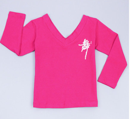 Chica leotardo manga larga algodón Ballet danza femenina Ballet Gimnasia dancewear supplier