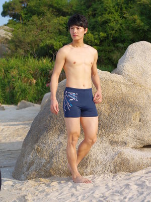 Quality waterproof swimming brief shorts men swimsuit male swimsuit XXXL quick drying mens swim swimming trunks supplier