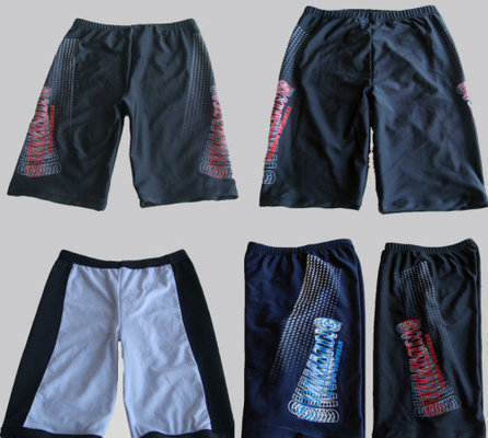 Men's brand swim mens beach Surf swimsuit knee length bathing swimming shorts male sports bath supplier