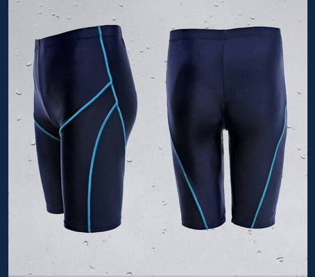 Men's brand swim mens beach Surf swimsuit knee length bathing swimming shorts male sports bath supplier