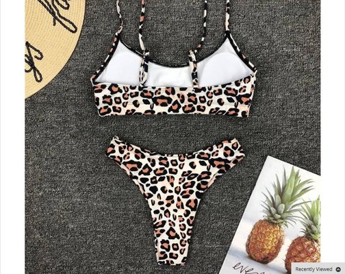 Sexy Leopard Bikinis 2018 Micro Bikini Push up Thong Bikini High Cut Swimsuit Women Mini Suit Women Swimsuit supplier