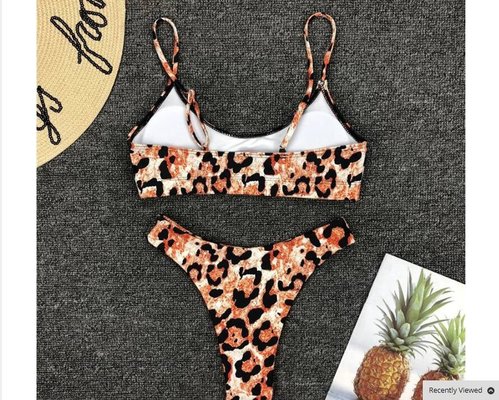 Sexy Leopard Bikinis 2018 Micro Bikini Push up Thong Bikini High Cut Swimsuit Women Mini Suit Women Swimsuit supplier