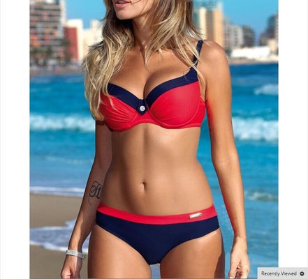 new women Bikinis set Sexy summer European and American fashion swimwear 3 colors bikini supplier