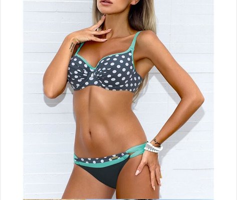 new women Bikinis set Sexy summer European and American fashion swimwear 3 colors bikini supplier