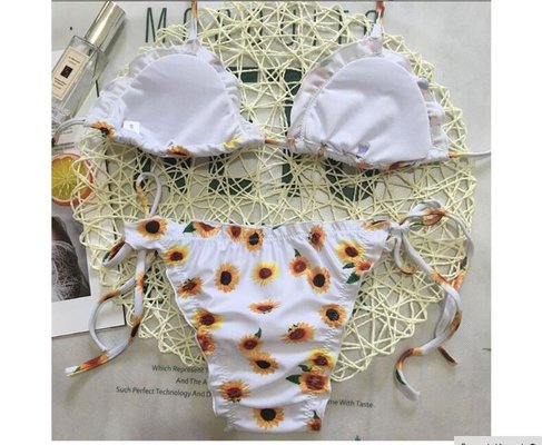 Ciktidin Floral print 2018 swimwear women swimsuit beach bathing suit supplier