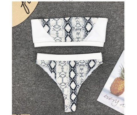 Womail Alluring Biquini Leopard Printed Bikini Push-Up Padded Swimwear Women's supplier