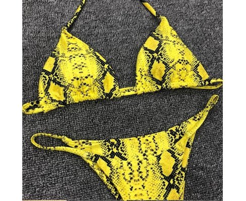 Womail Alluring Biquini Leopard Printed Bikini Push-Up Padded Swimwear Women's supplier