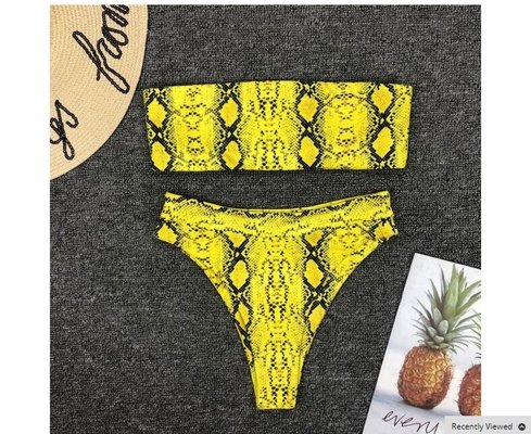 Womail Alluring Biquini Leopard Printed Bikini Push-Up Padded Swimwear Women's supplier