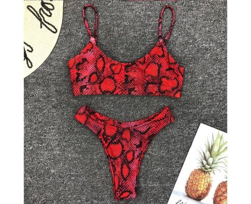 Womail Alluring Biquini Leopard Printed Bikini Push-Up Padded Swimwear Women's supplier