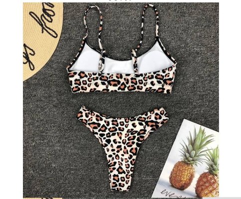 Womail Alluring Biquini Leopard Printed Bikini Push-Up Padded Swimwear Women's supplier