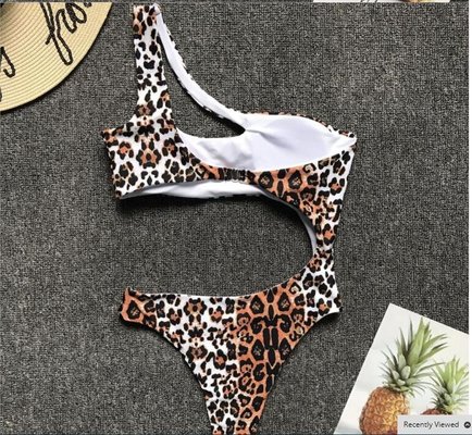 Womail Alluring Biquini Leopard Printed Bikini Push-Up Padded Swimwear Women's supplier