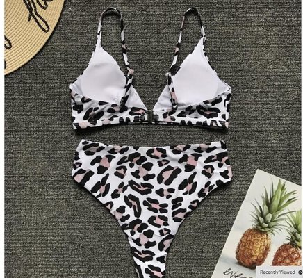 Womail Alluring Biquini Leopard Printed Bikini Push-Up Padded Swimwear Women's supplier