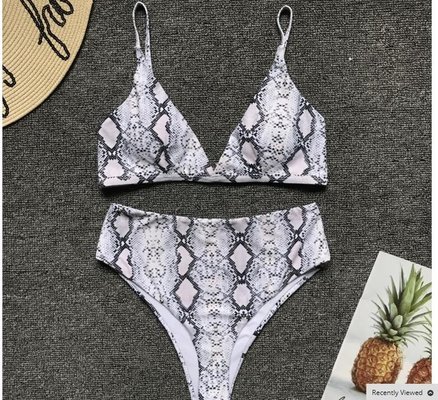 Womail Alluring Biquini Leopard Printed Bikini Push-Up Padded Swimwear Women's supplier