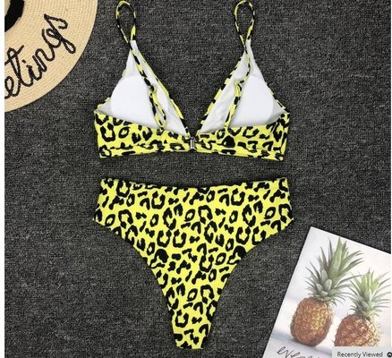 Womail Alluring Biquini Leopard Printed Bikini Push-Up Padded Swimwear Women's supplier