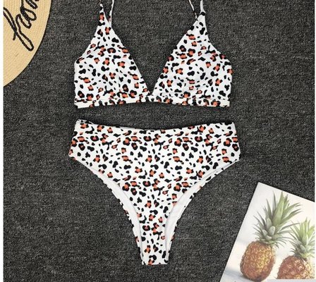 Womail Alluring Biquini Leopard Printed Bikini Push-Up Padded Swimwear Women's supplier