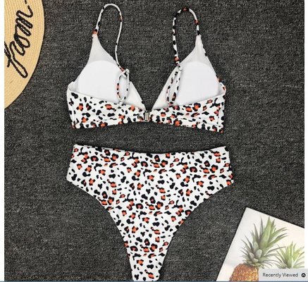 Womail Alluring Biquini Leopard Printed Bikini Push-Up Padded Swimwear Women's supplier