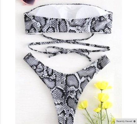 Womail Alluring Biquini Leopard Printed Bikini Push-Up Padded Swimwear Women's supplier