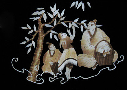 Living Room Decoration Painting Straw Painting for Sale