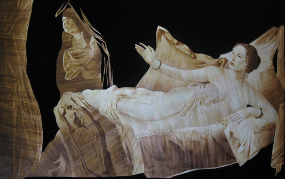 Living Room Decoration Painting Straw Painting for Sale