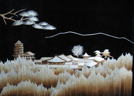 Living Room Decoration Painting Straw Painting for Sale