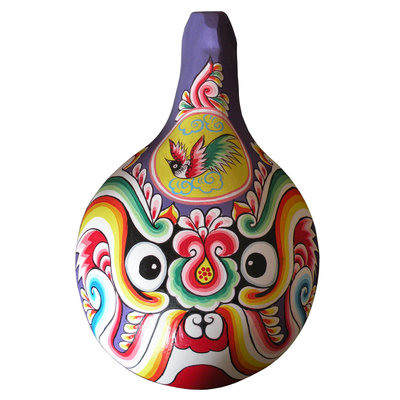 Chinese Gift OEM Colored Drawing Wooden Ladle
