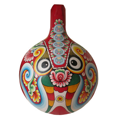 Hot Sale Traditional Handicrafts Facial Masks Wooden Ladle