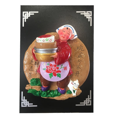 Home Adornment Characters Clay Sculpture Handicraft Article