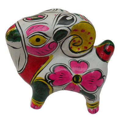 Colored Painting Chinese Zodiac Goat