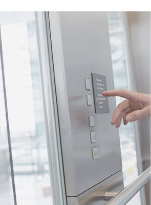 Panoramic Elevator Observation Lift with Half Round Glass Cabin