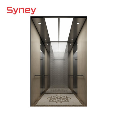 China Made Good Price Residential Hairline Stainless Steel Villa House Home Goods Freight Passenger Elevator Lift