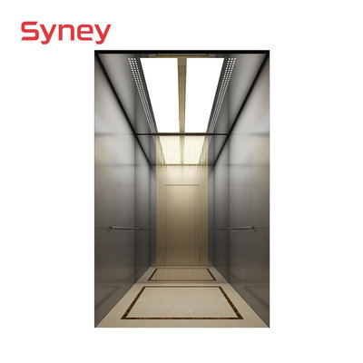 China Good Price Mirror Gearless Traction Product Panoramic Villa Home Residential Passenger Elevator Lift