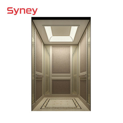 China Good Price Mirror Gearless Traction Product Panoramic Villa Home Residential Passenger Elevator Lift