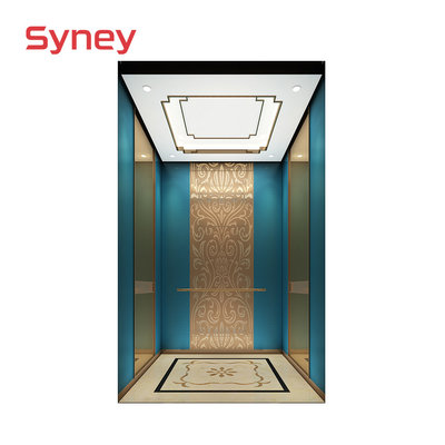 China Good Price Mirror Gearless Traction Product Panoramic Villa Home Residential Passenger Elevator Lift