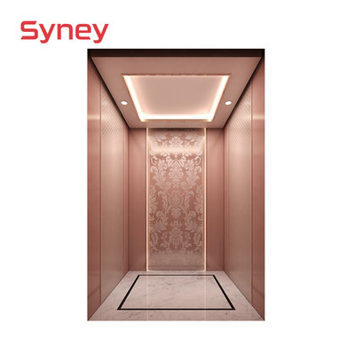 China Good Price Mirror Gearless Traction Product Panoramic Villa Home Residential Passenger Elevator Lift
